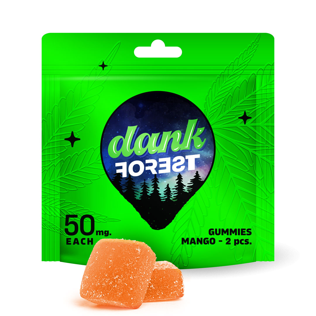 Dank Forest - Mango Gummy - 100mg – Smoke Kind